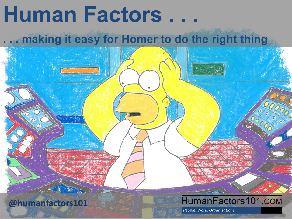 Human Factors and Homer Simpson – Human Factors 101