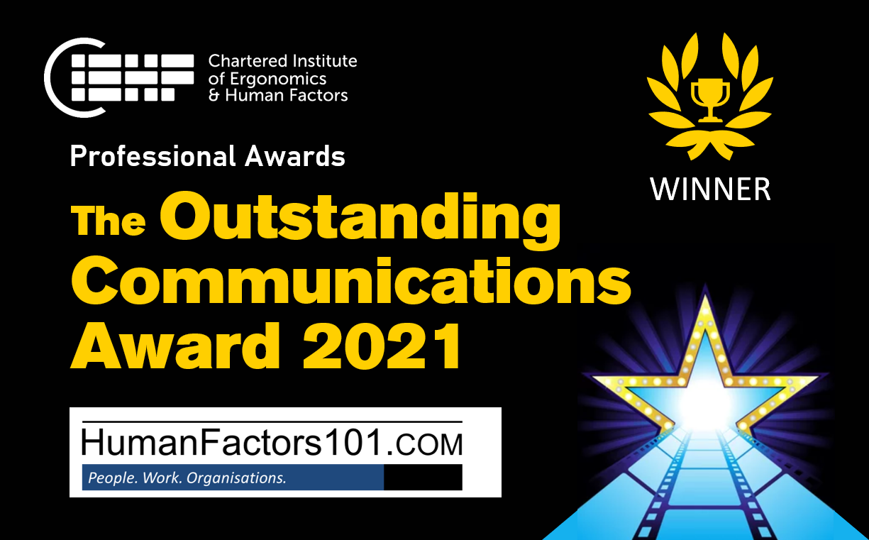 Outstanding Communications Award – Human Factors 101