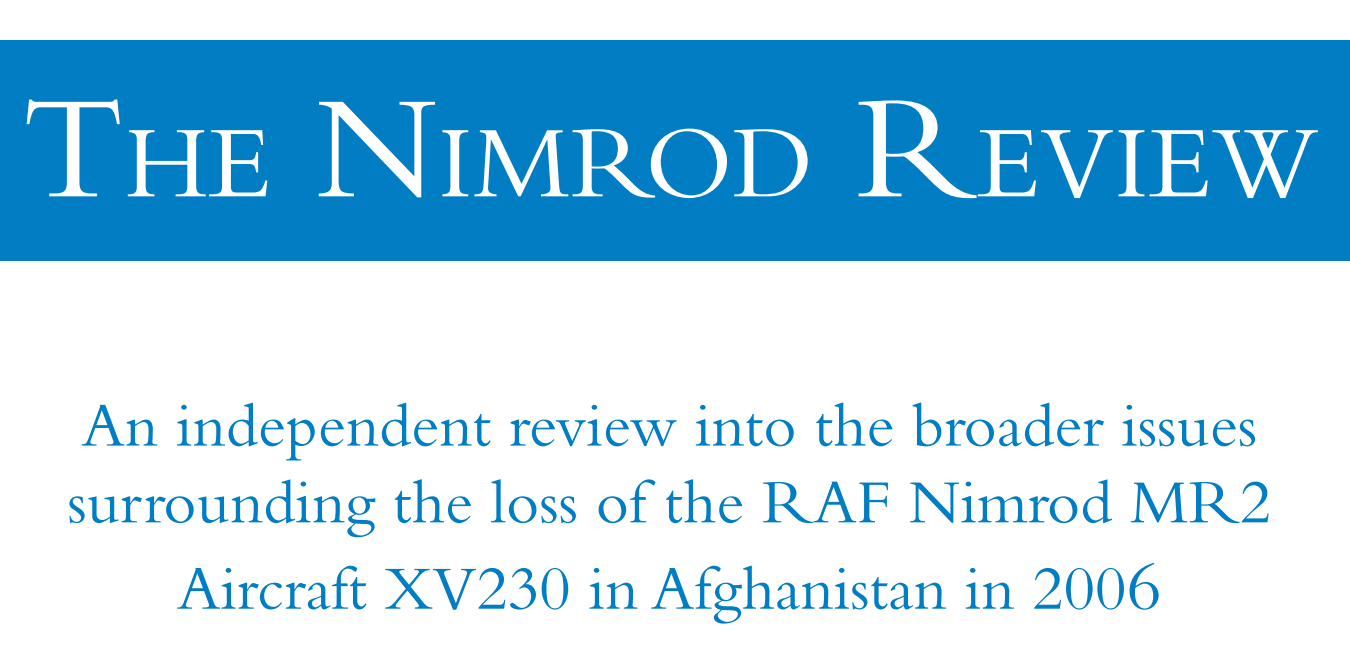 The Nimrod Review XV230 – Human Factors 101